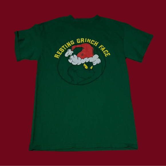 Hot Topic | Shirts | The Grinch Funny Resting Grinch Face Shirt ...